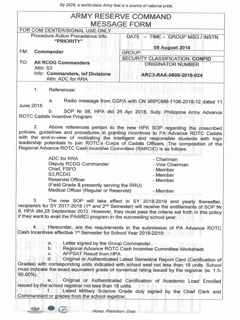 Arc3-Raa-0808-2018-024 New Hpa Sop | PDF