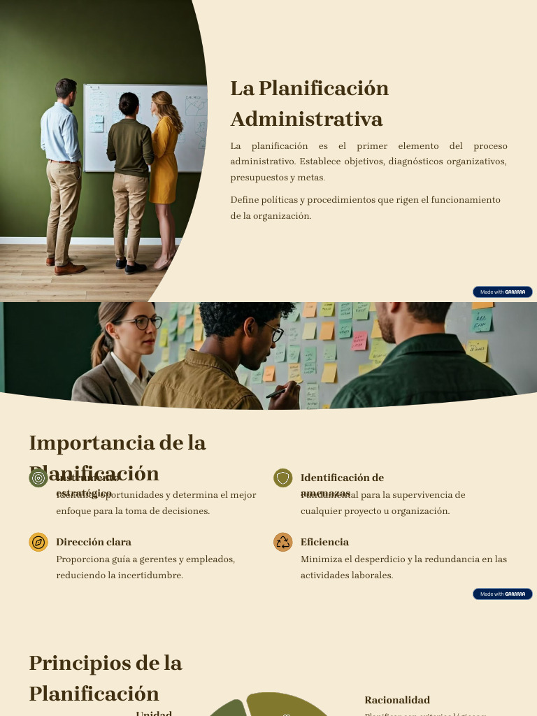 Claves de la Planificación Administrativa | PDF | Planificación | Toma de decisiones