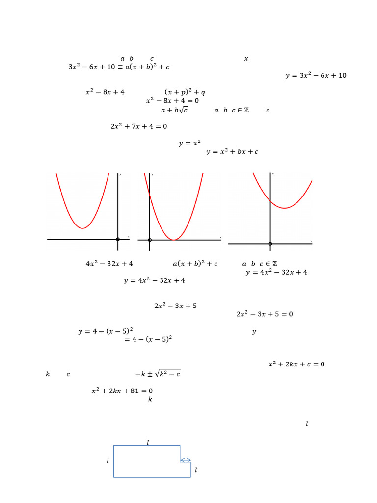 Year 12 Pure Assignment 2 Quadratics | PDF | Quadratic Equation | Mathematics