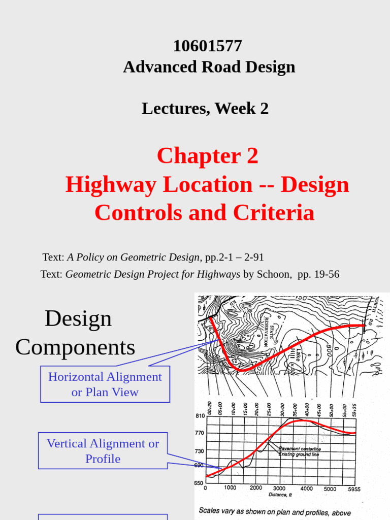Design Controls and Criteria Ch2_Lec wk 2 mod | PDF | Traffic | Transport
