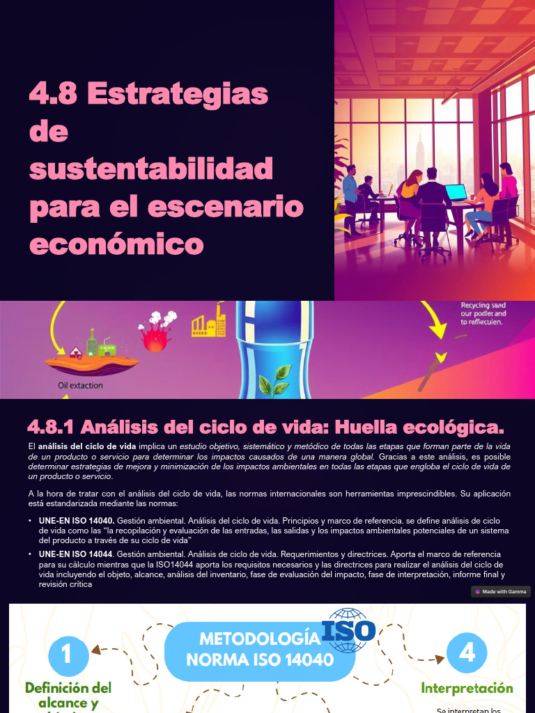 Desarrollo Sustentable_4.8 Presentacion Equipo #3 | PDF | Evaluación del ciclo de vida ...