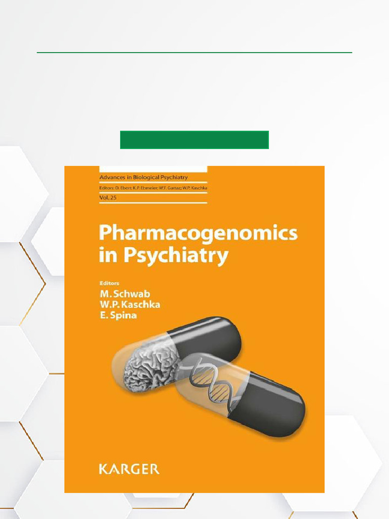 Pharmacogenomics in Psychiatry High-Resolution PDF Download | PDF | Pharmacogenomics | Antipsychotic