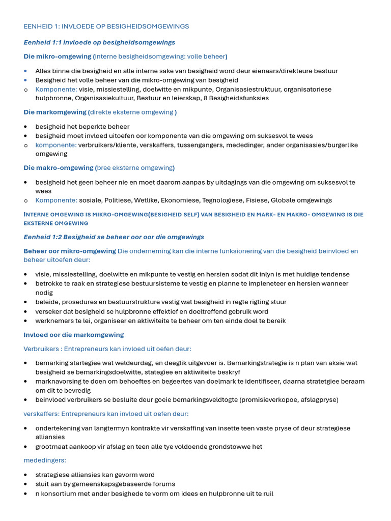 Besigheids GR11 | PDF