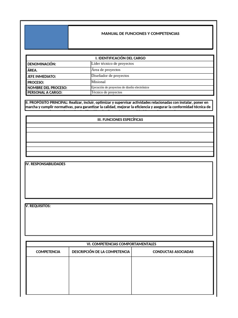 Formato Manual de Funciones Quantum 11 | PDF