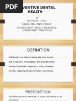DBOH | PDF | Preventive Healthcare | Dentistry
