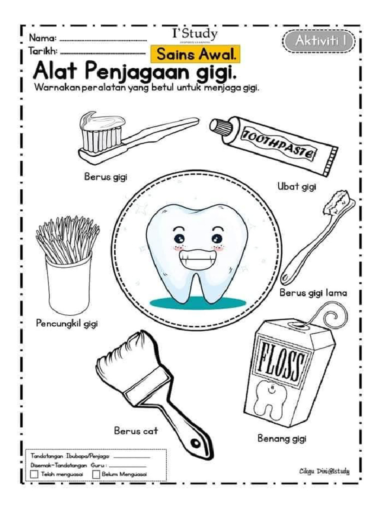 Latihan Tema Gigi Bersih | PDF