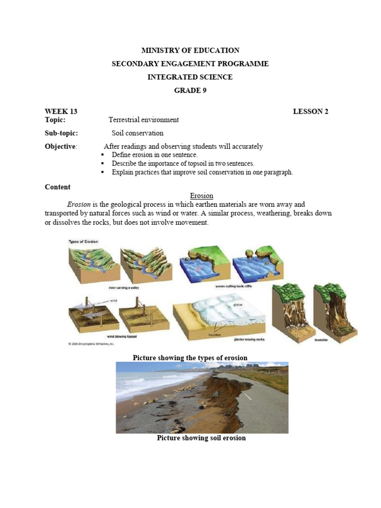 Soil Conservation and Erosion Effects | PDF | Soil | Topsoil