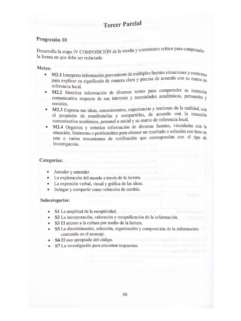 Progresión 10 | PDF