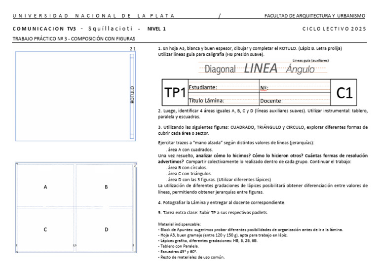 TP3 Composición Con Figuras | PDF | Lápiz