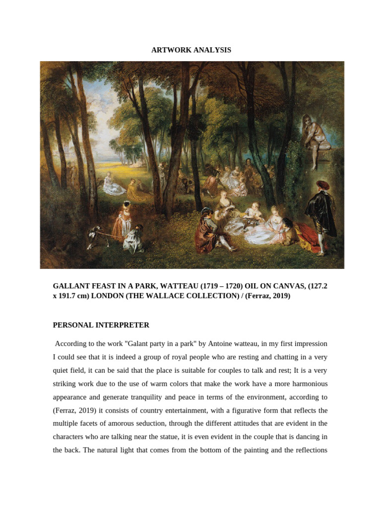 Artwork Analysis | PDF