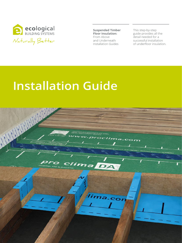 How To Insulate Suspended Floor – ILAR