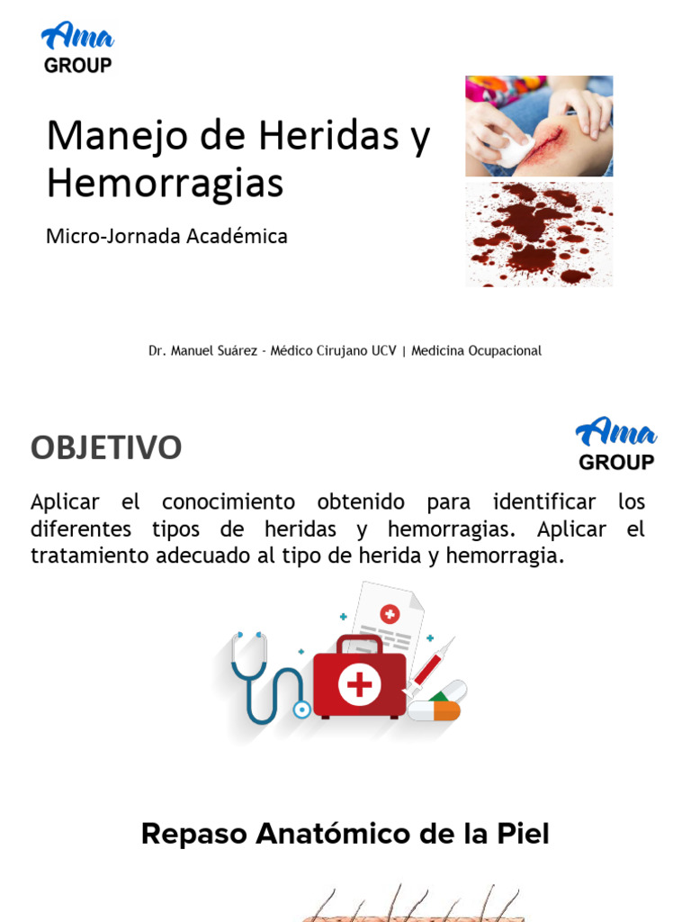 Heridas y Hemorragias 2025 | PDF | Herida | Choque (circulatorio)