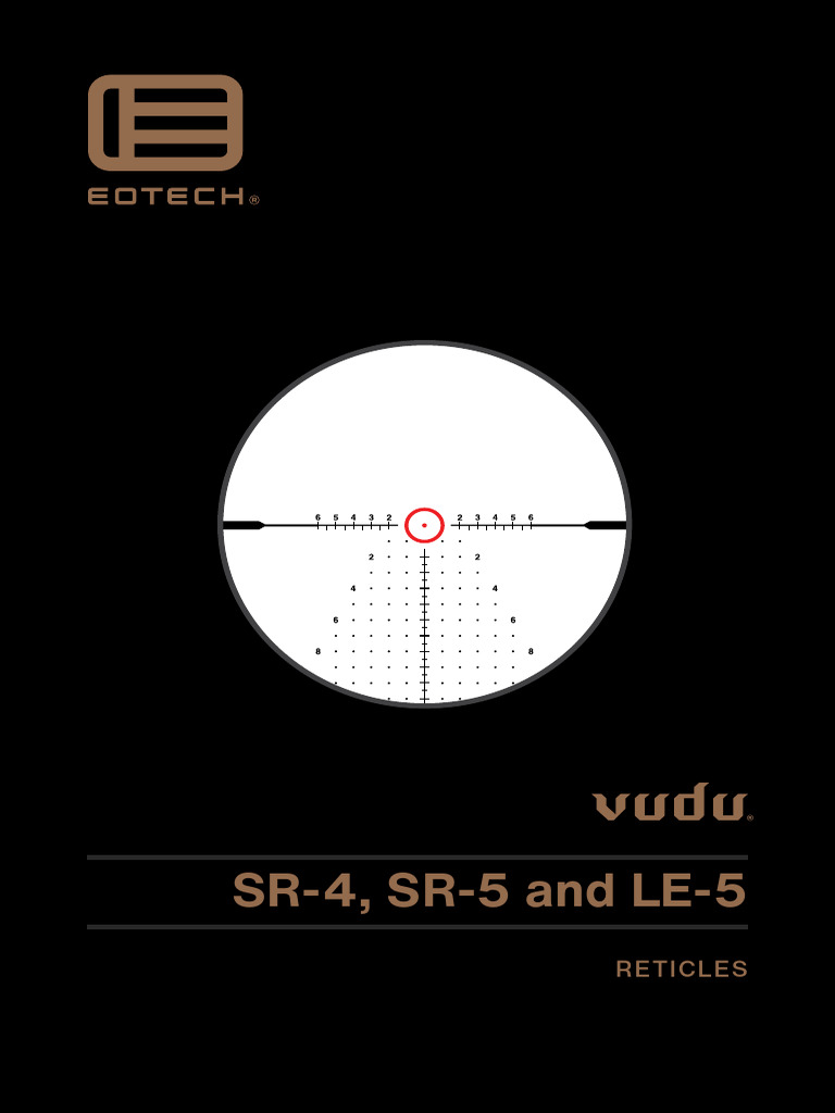 Vudu Reticle Manual SR4-5-LE RevA | PDF | Telescopic Sight | Optical Devices