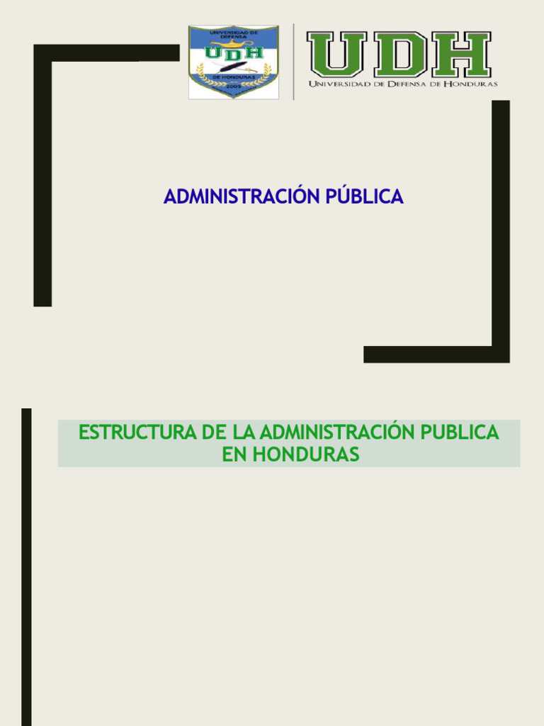 Sexta CLASE | PDF | Honduras | Administración Pública