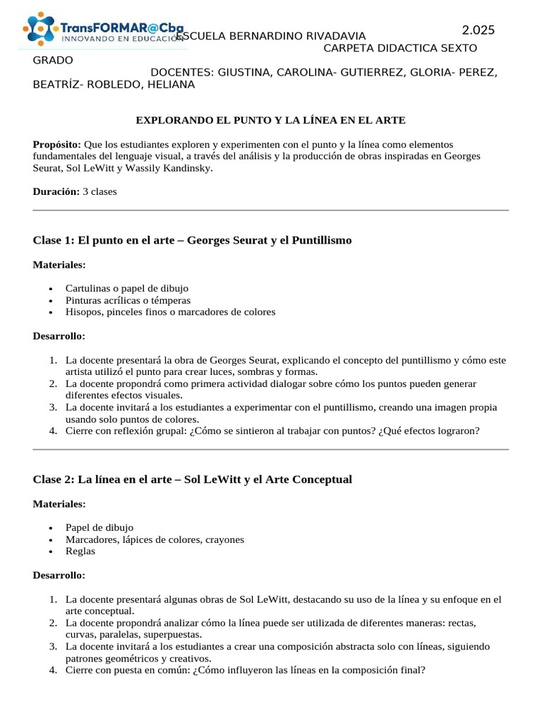 Explorando El Punto y La Línea en El Arte | PDF | Dibujo | Wassily ...