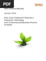 Unit 3: Personal and Business Finance - Sample Mark Scheme: General ...