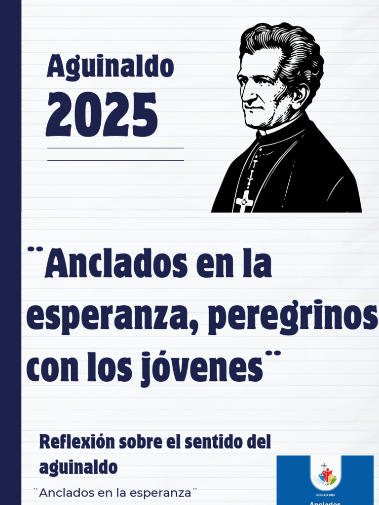 Aguinaldo Salesiano 2025: Esperanza y Juventud | PDF