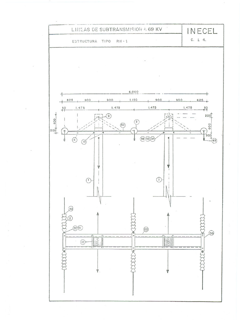 ESTRUCTURAS DE 69kV | PDF
