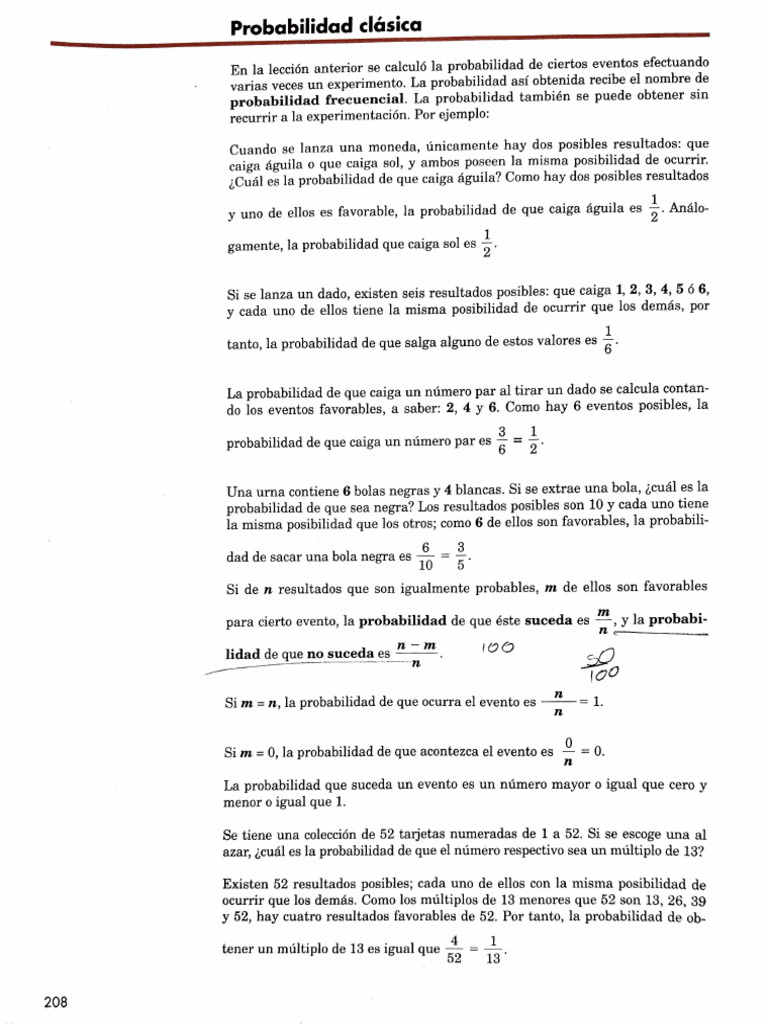 Probabilidad clásica _20240922 | PDF