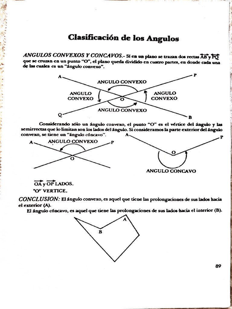 Clasificación de Angulos | PDF