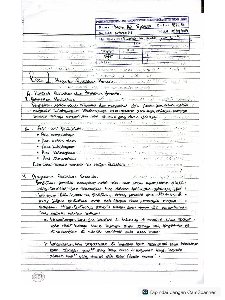 17 - Prisma Adi Syahputra - Tugas Pancasila | PDF