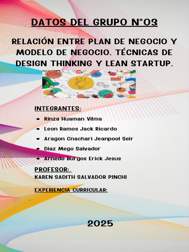 Infografia - Design Thinking G3 | PDF | El pensamiento de diseño | Lean Startup