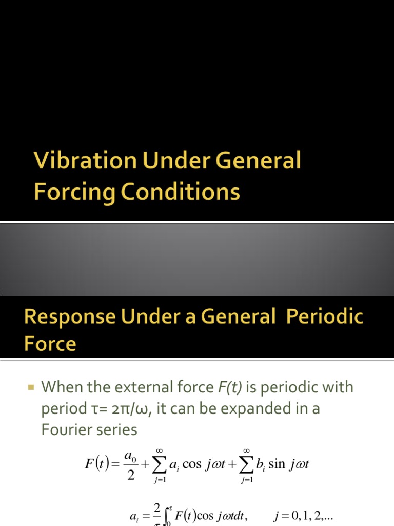 Vibration Under General Forcing Conditions | PDF | Laplace Transform ...