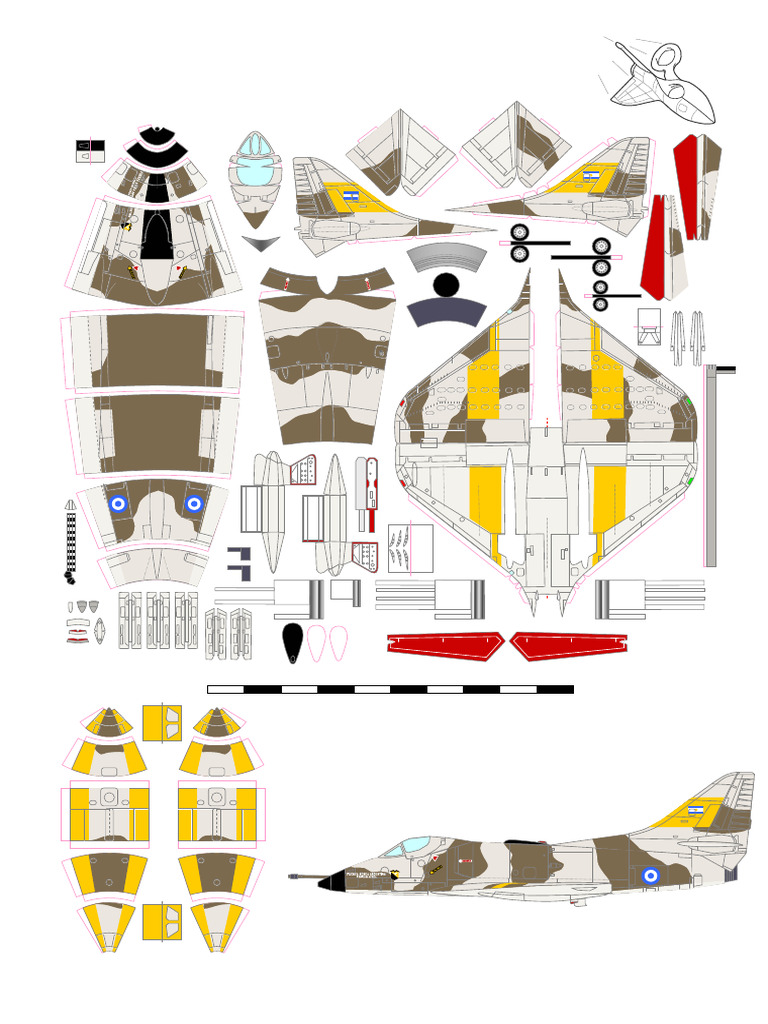 2207 Douglas A-4c Skyhawk Argentina Scissors and Planes | PDF