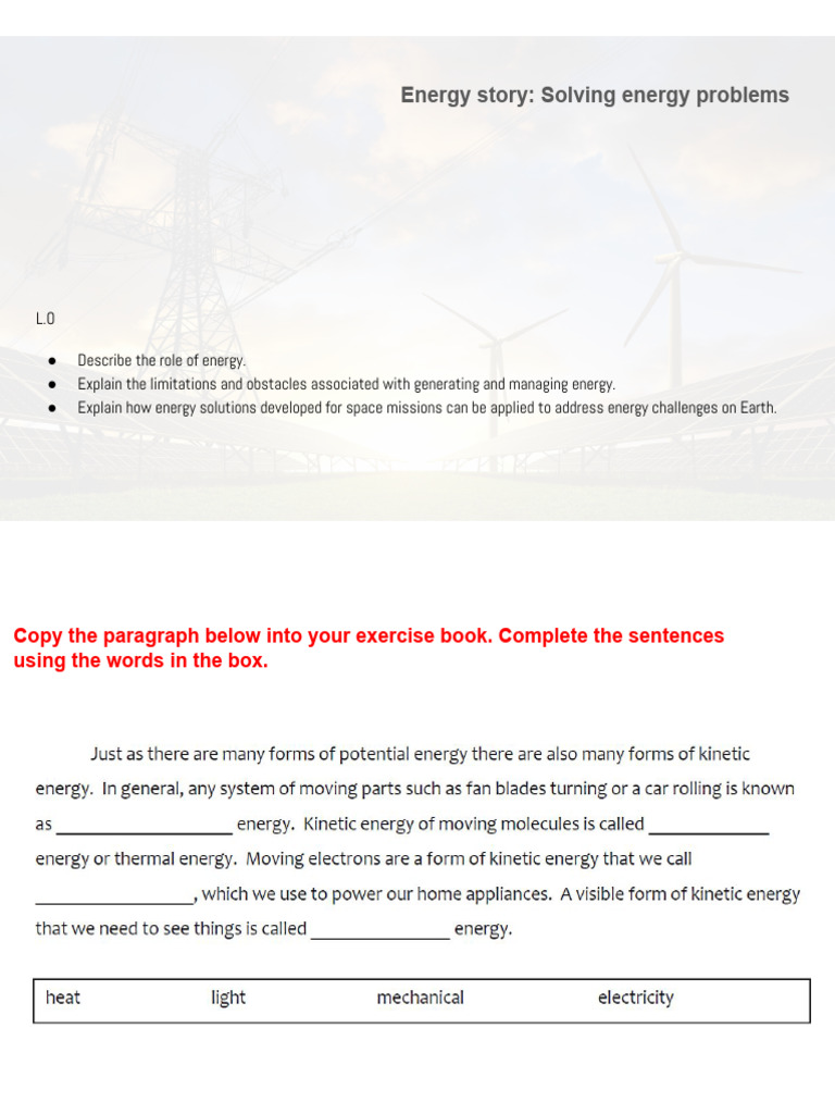 Year7 Solving Energy Problems For Space Exploration | PDF | Outer Space ...
