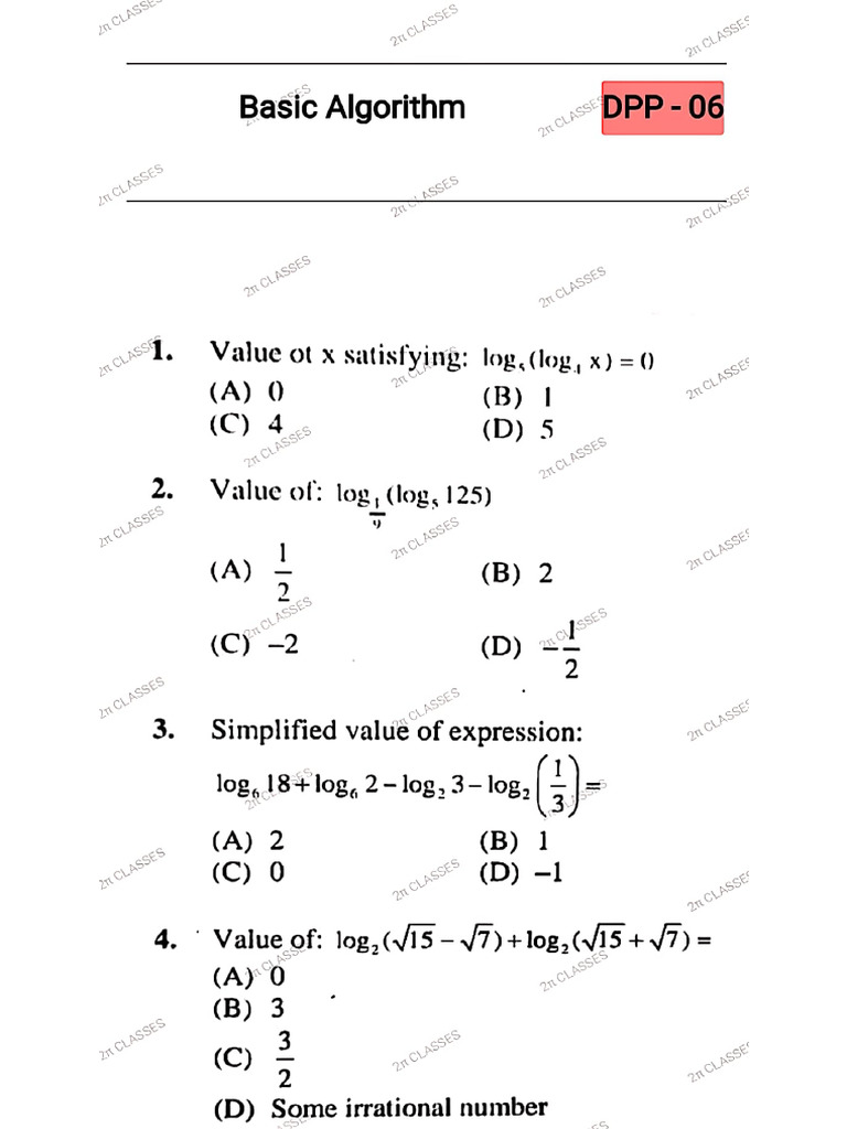 Basic Algorithm - 06 | PDF