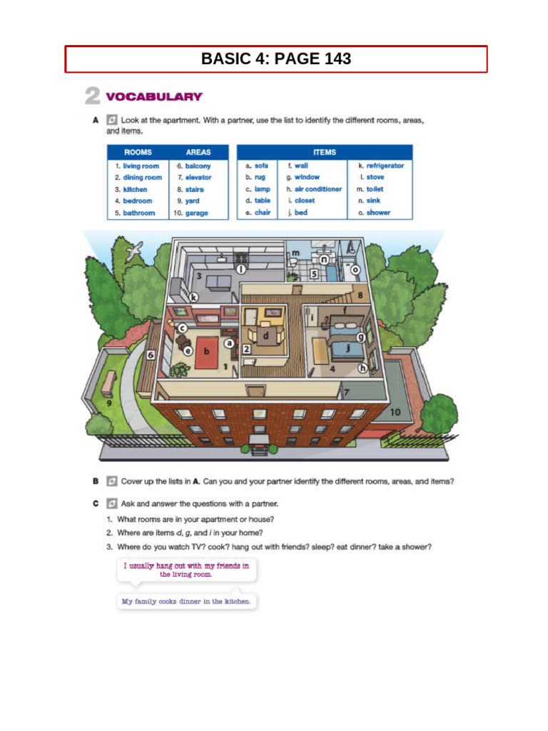 Basic 4 Vocabulary Activities | PDF