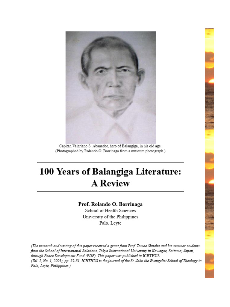 Balangiga Massacre: A Century of Literature | PDF