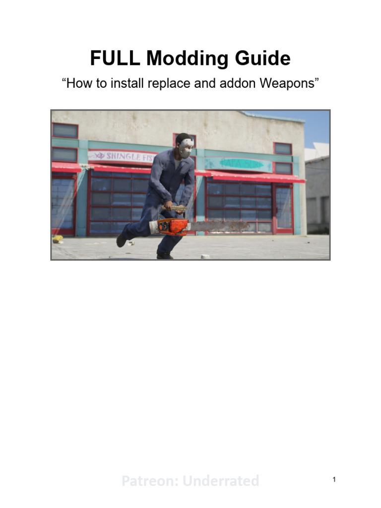 GTA 5 Addon Weapons Modding Guide | PDF