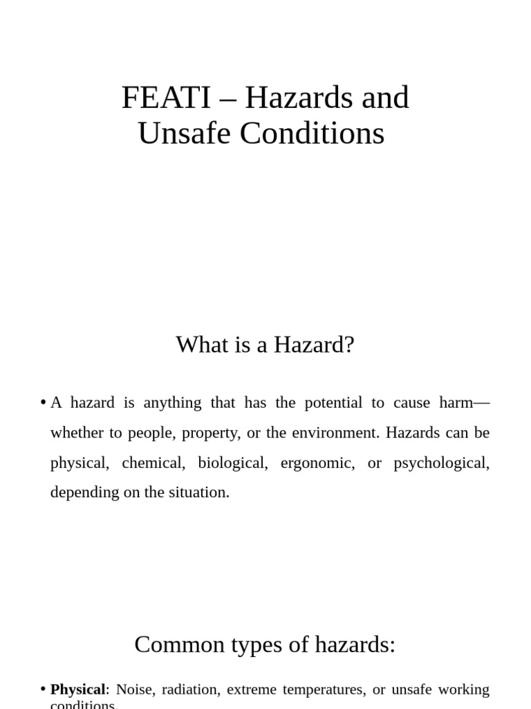 COSH Final Presentation FG | PDF | Personal Protective Equipment | Hazards