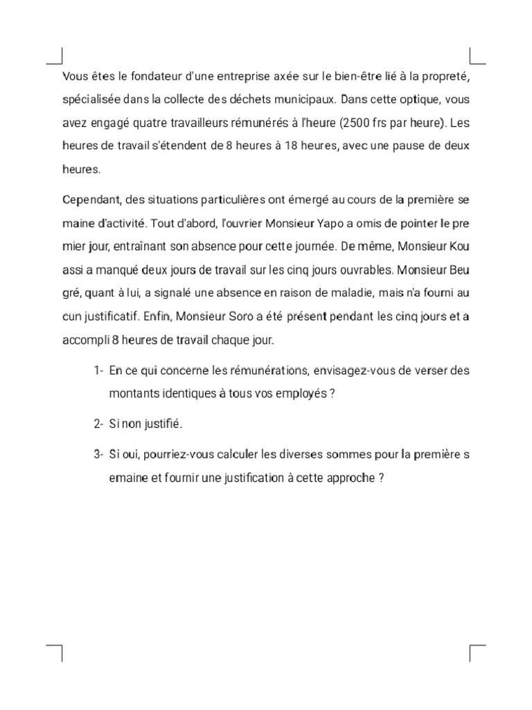 EXERCICE DE GPE INTRODUCTION - Phoenix | PDF