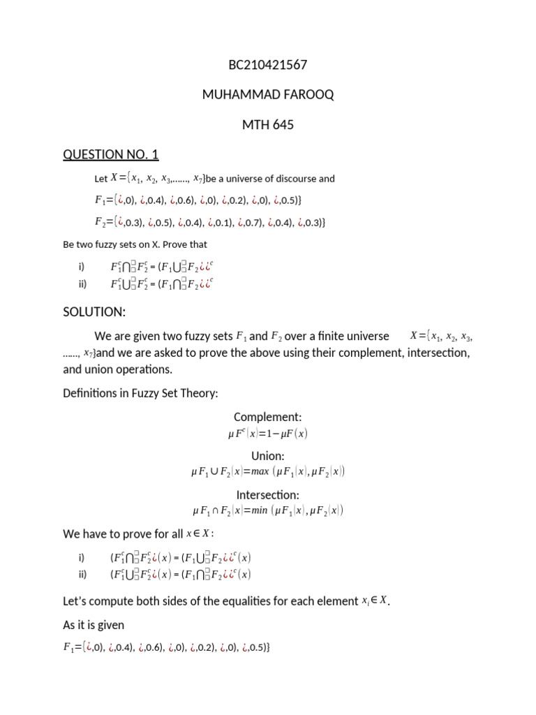 Spring 2025 - MTH645 - 1 - BC210421567 | PDF | Mathematical Analysis | Combinatorics