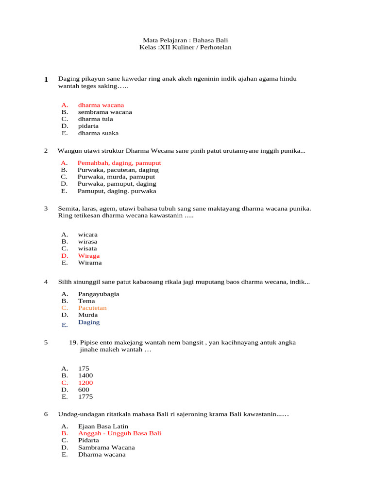 Soal Pat - DBS - SMTR Genap | PDF