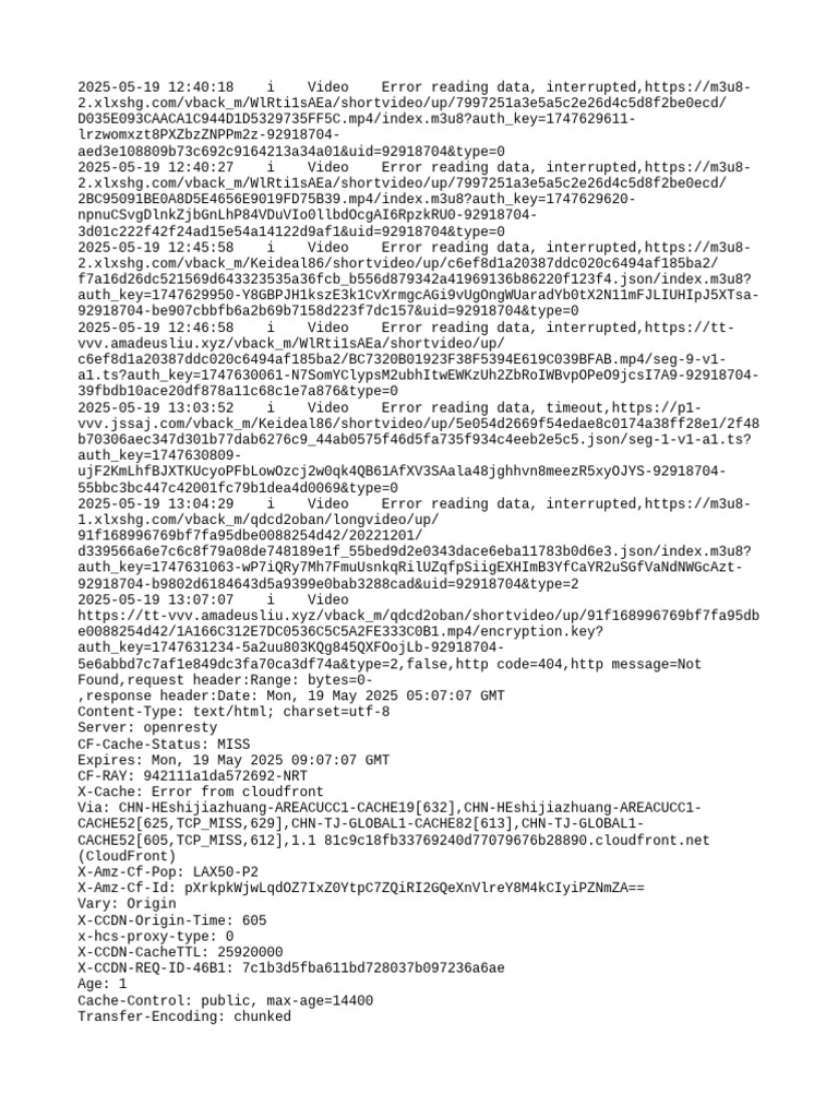 2025-05-19 Video Log | PDF | Digital Technology | Computer Science