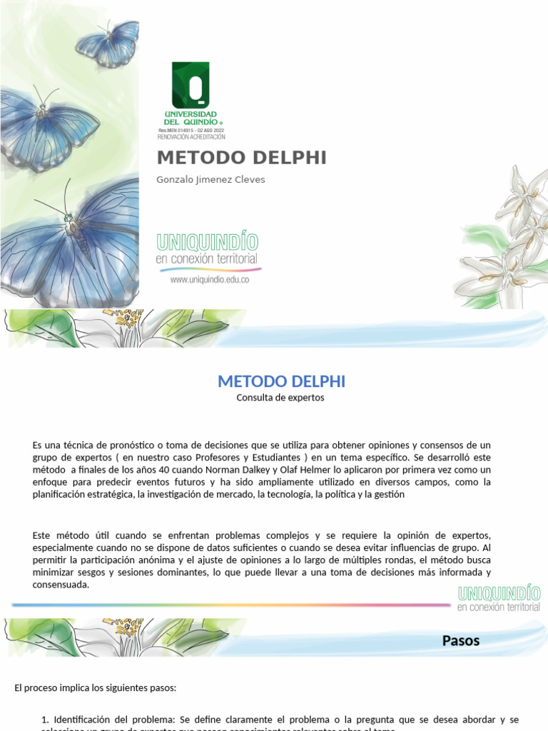 Metodo Delphi | PDF | Metodología de encuesta