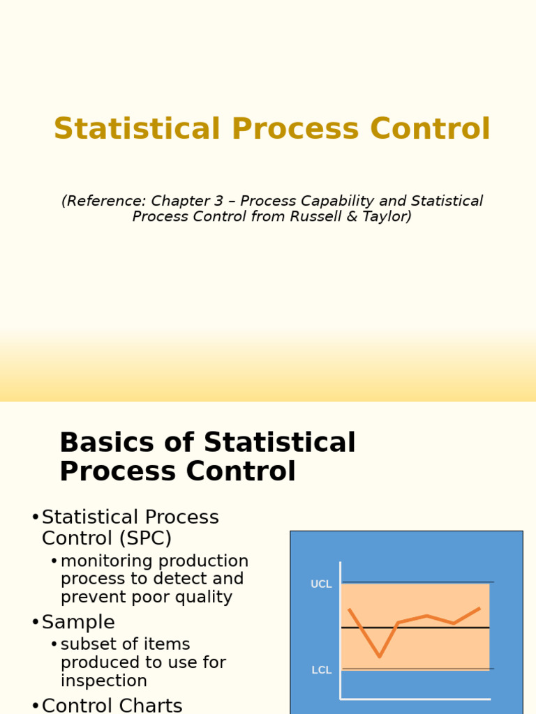 12 - Statistical Process Control | PDF | Standard Deviation | Business Process