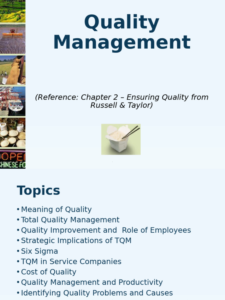 10 Quality Management | PDF | Six Sigma | Quality Management