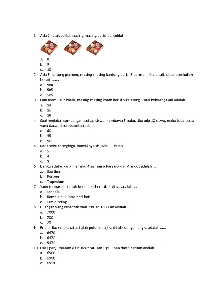ASAJ MATEMATIKA | PDF