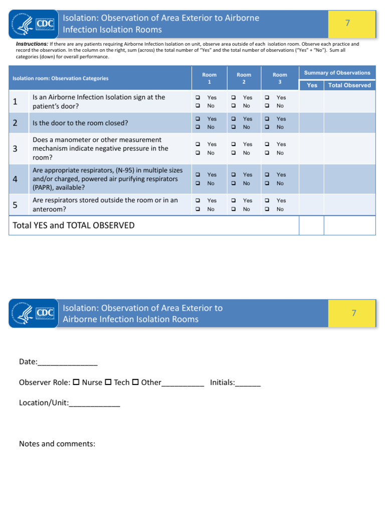 Isolation Area Aiir Exterior P | PDF | Medical Specialties