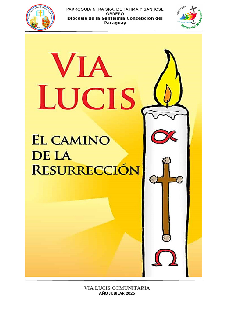 Via Lucis Viviente 2025 | PDF | La resurrección de Jesús | Jesús