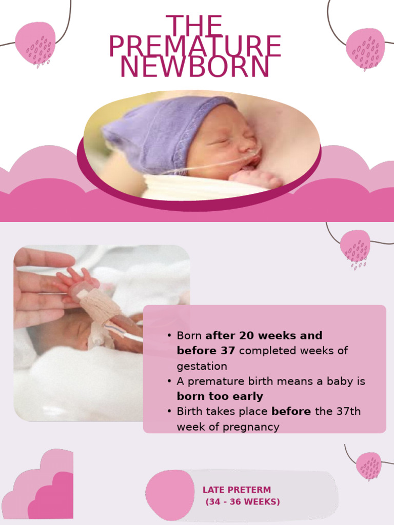 The Premature Newborn | PDF | Preterm Birth | Digestion