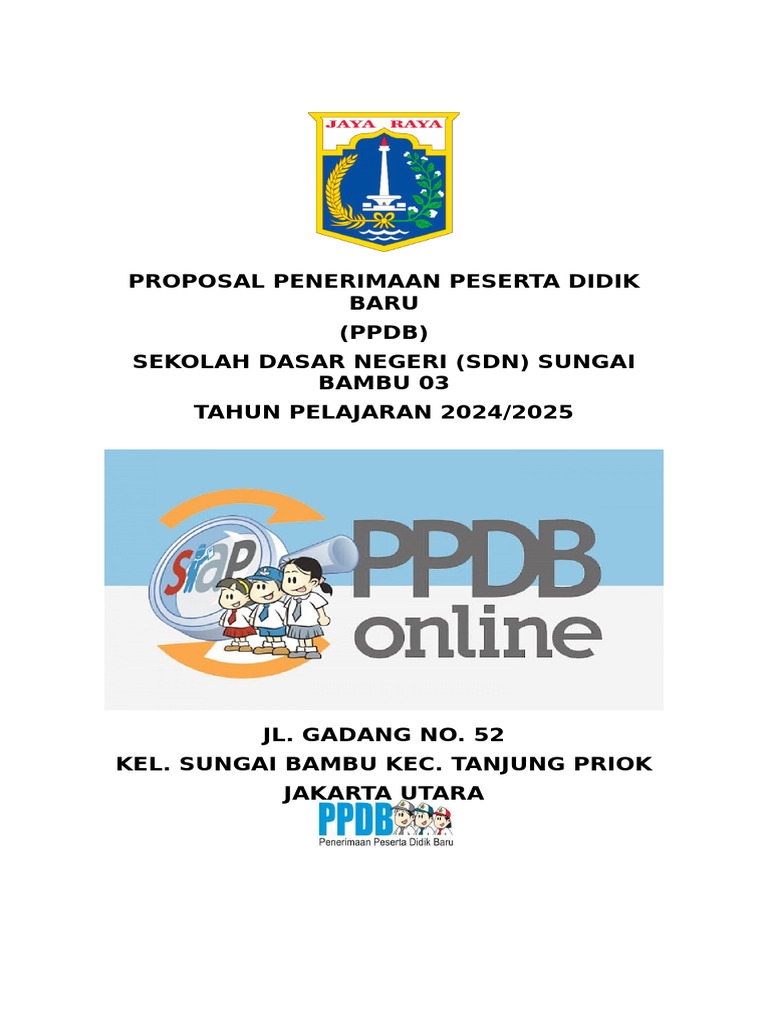 Proposal PPDB 2024-2025 | PDF