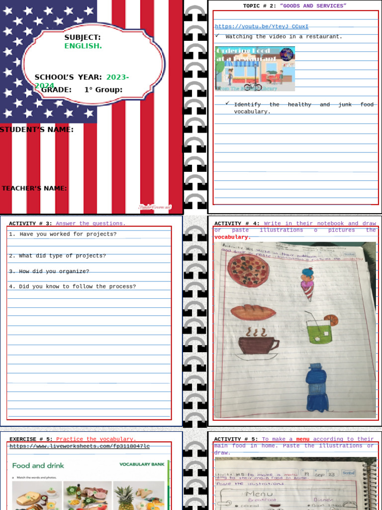 1° Trimester Topic 2 1 Grade Semana 3 | PDF | Health Promotion ...