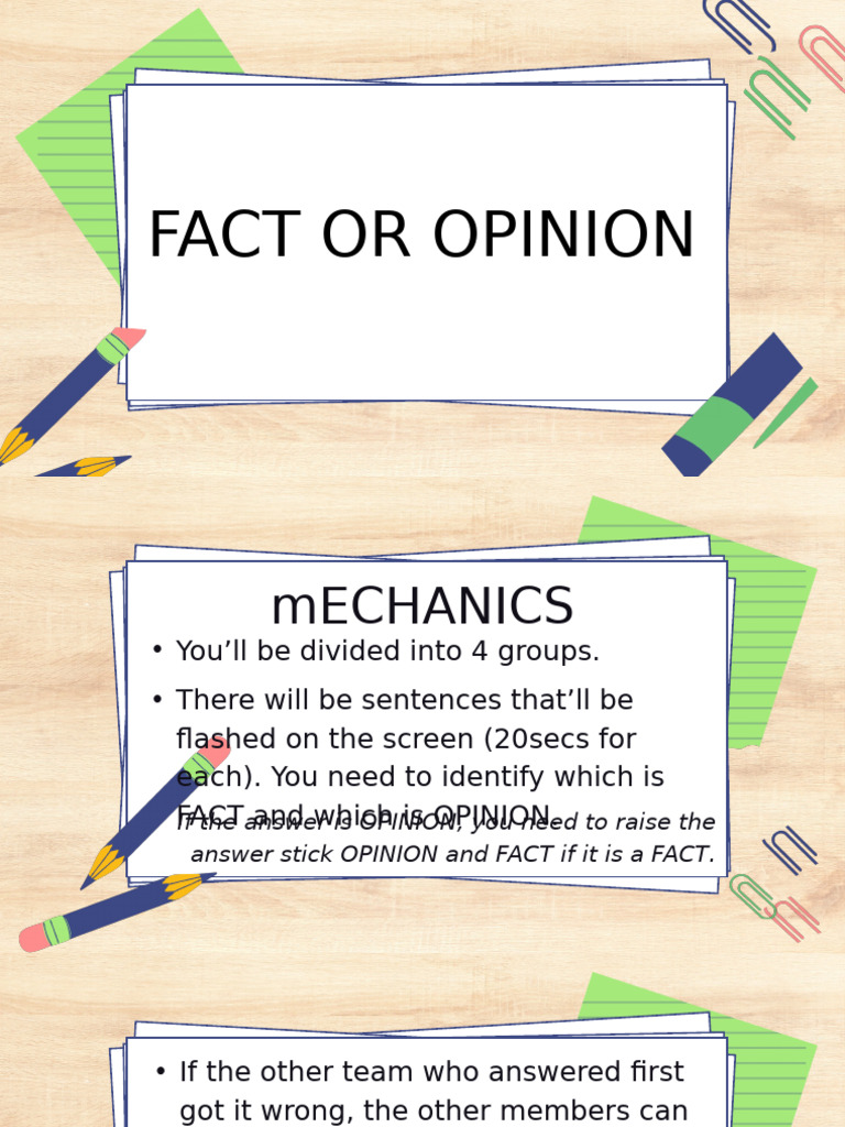 Distinguishing Facts from Opinions | PDF | Computer Virus