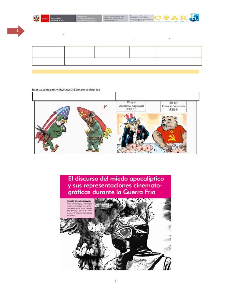 Dmpa 4. Guerra Fría. Contención y Coexistencia Pacífica (1) | PDF ...