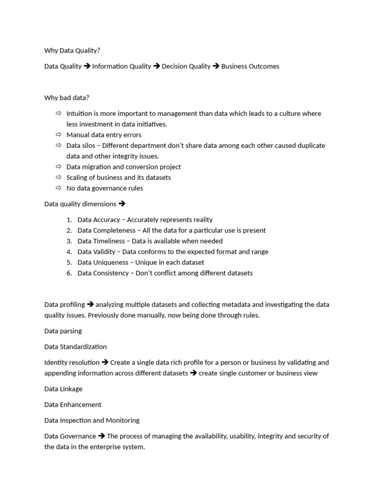 Data Quality | PDF | Data Quality | Data